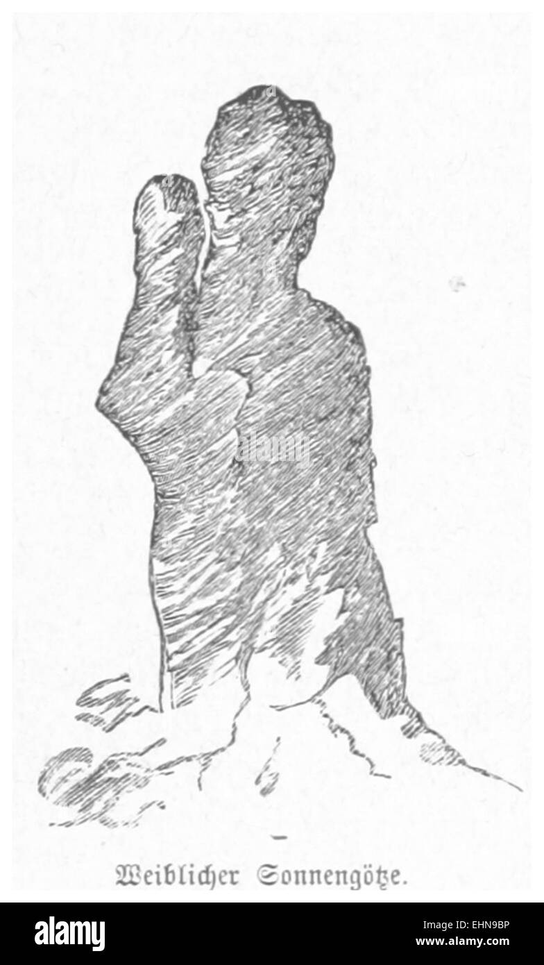 This 1880 illustration by Bermann depicts a female figure associated ...