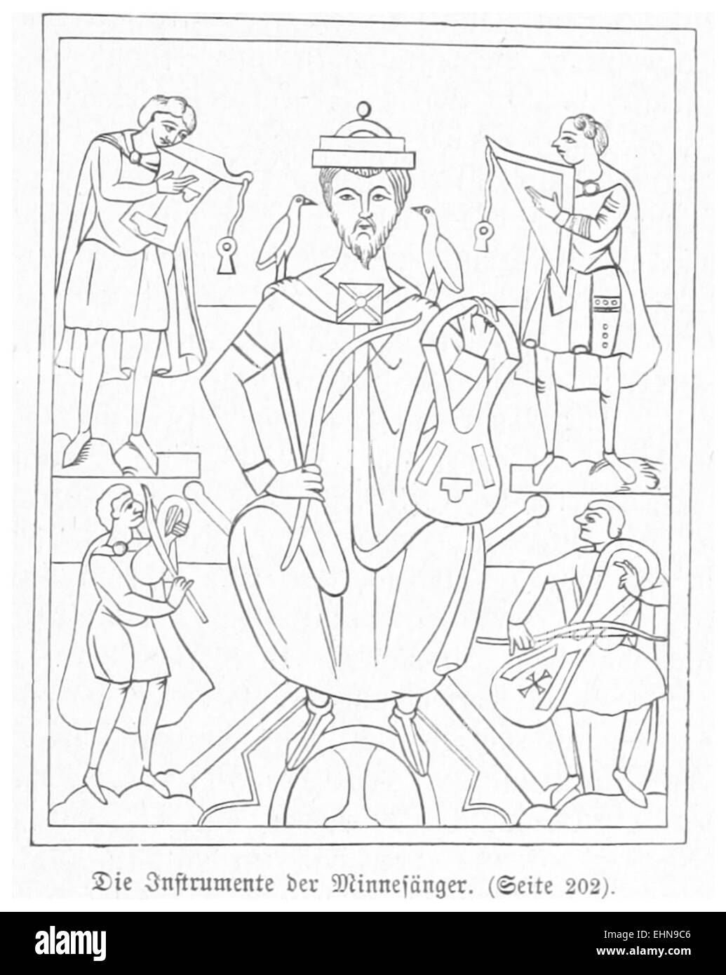 Medieval musicians hi-res stock photography and images - Alamy