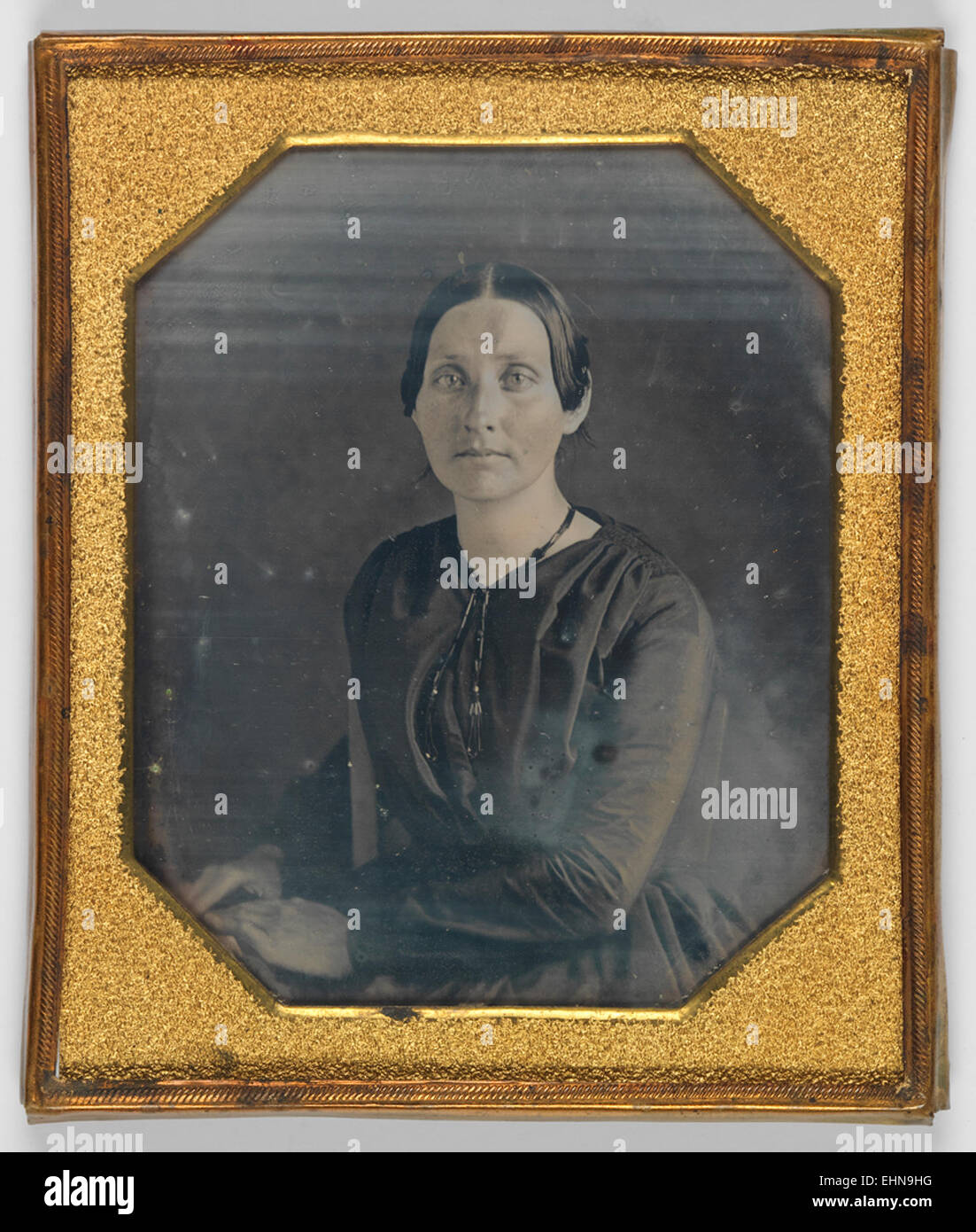 A cased photograph of Mrs. Elizabeth Trimble Dyer Oram, dating back to ...