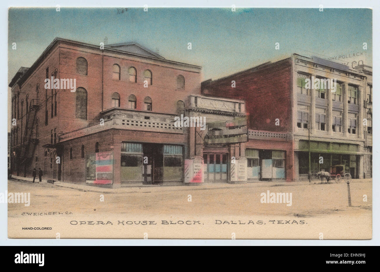 The Opera House Block in Dallas, Texas, is a significant building noted ...