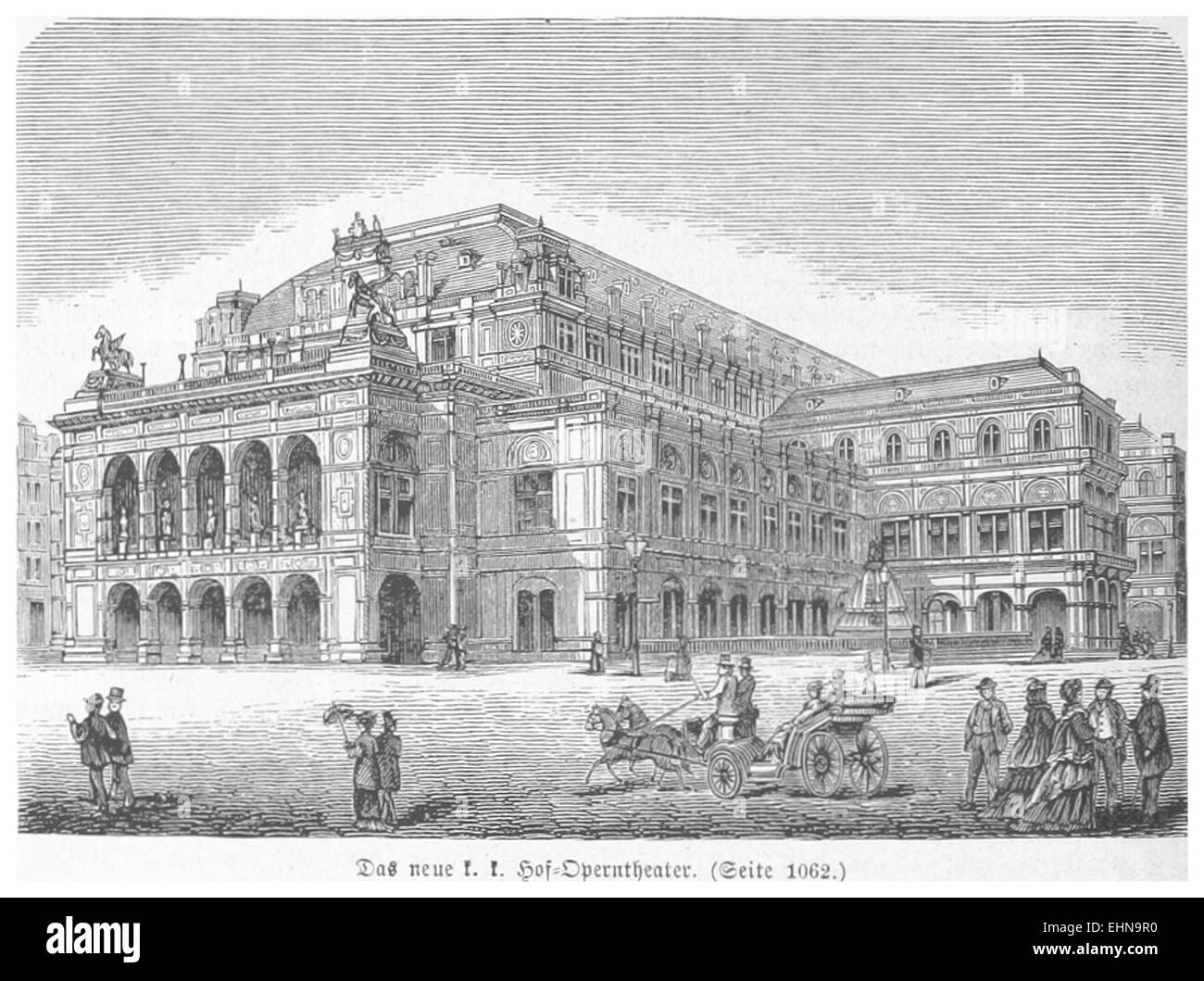 This 1880 illustration by Bermann depicts the Hof-Operntheater in ...