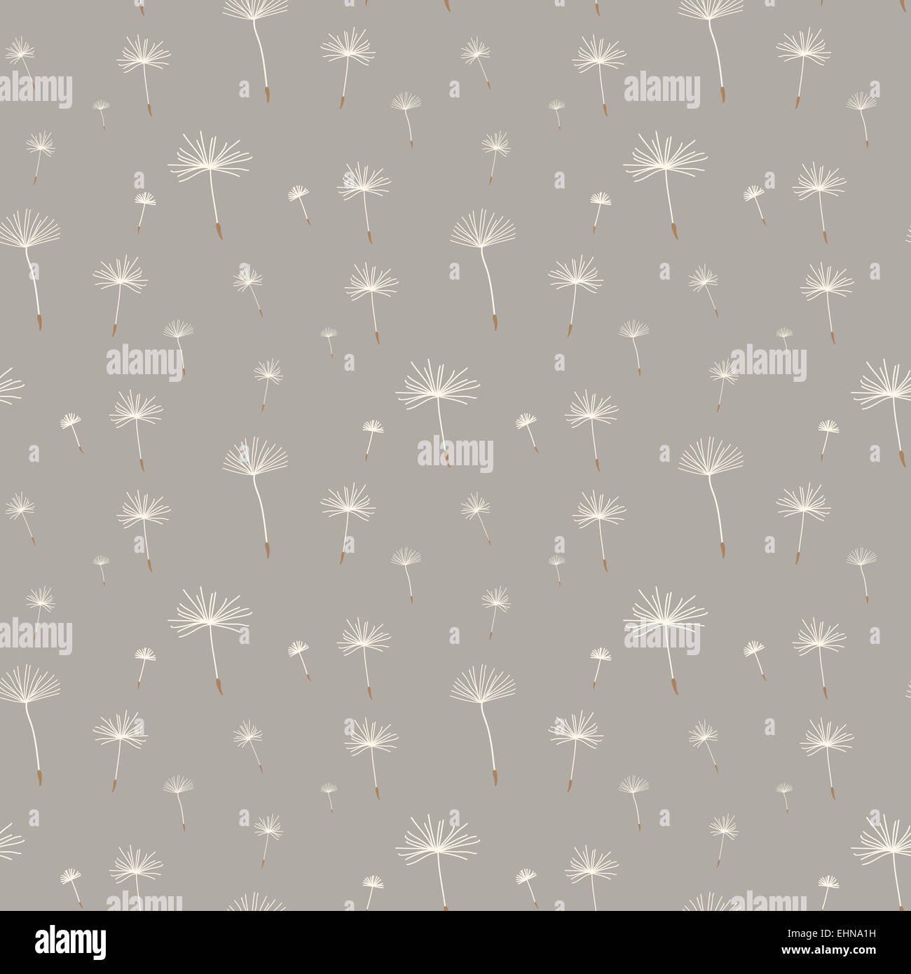 Seamless dandelion vector pattern Stock Photo - Alamy