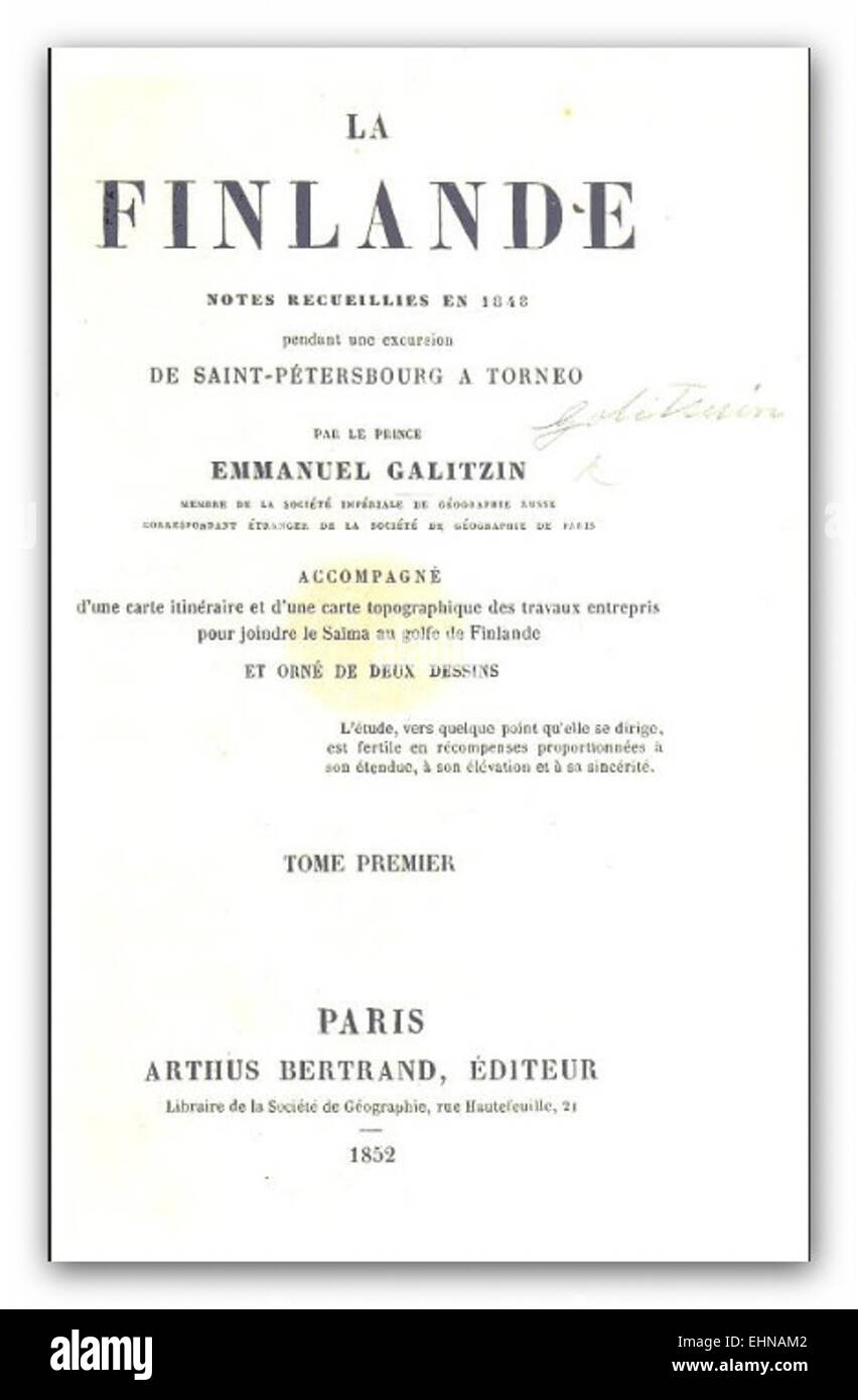 This 1852 illustration from 'La Finlande' by Galitzin showcases the ...