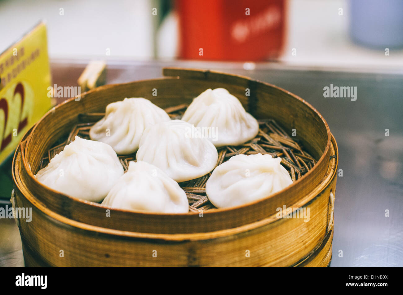 Shanghai soup dumplings, one of the popular chinese food in China Stock ...