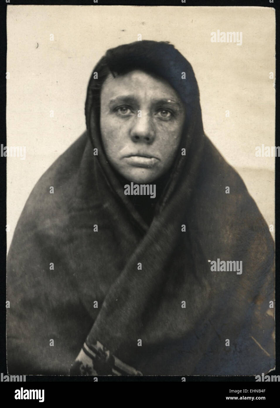 This black and white mugshot captures Eleanor Gardner, a woman arrested ...