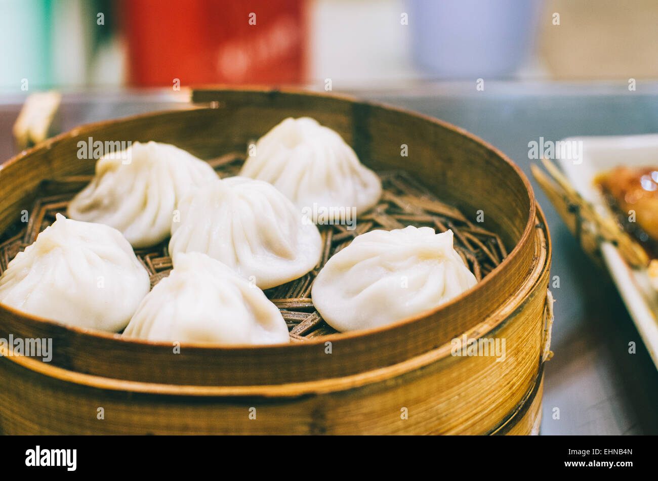 Shanghai soup dumplings, one of the popular chinese food in China Stock ...
