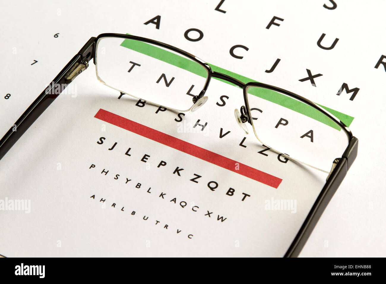 Eyes Examination, glasses diopter check up Stock Photo - Alamy