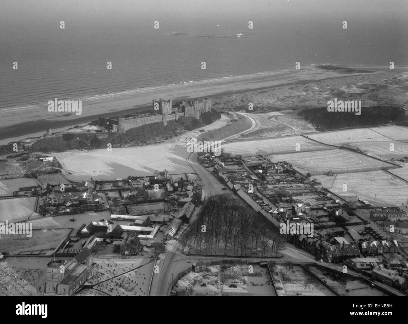 Winter image north sea Black and White Stock Photos & Images - Alamy