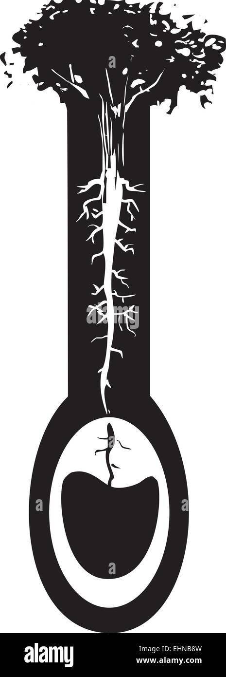 Roots tree vector vectors hi-res stock photography and images - Alamy