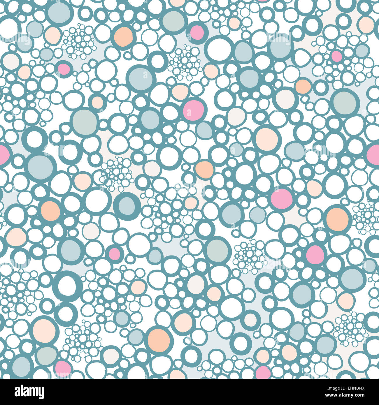 Colorful bubbles seamless pattern background Stock Photo - Alamy