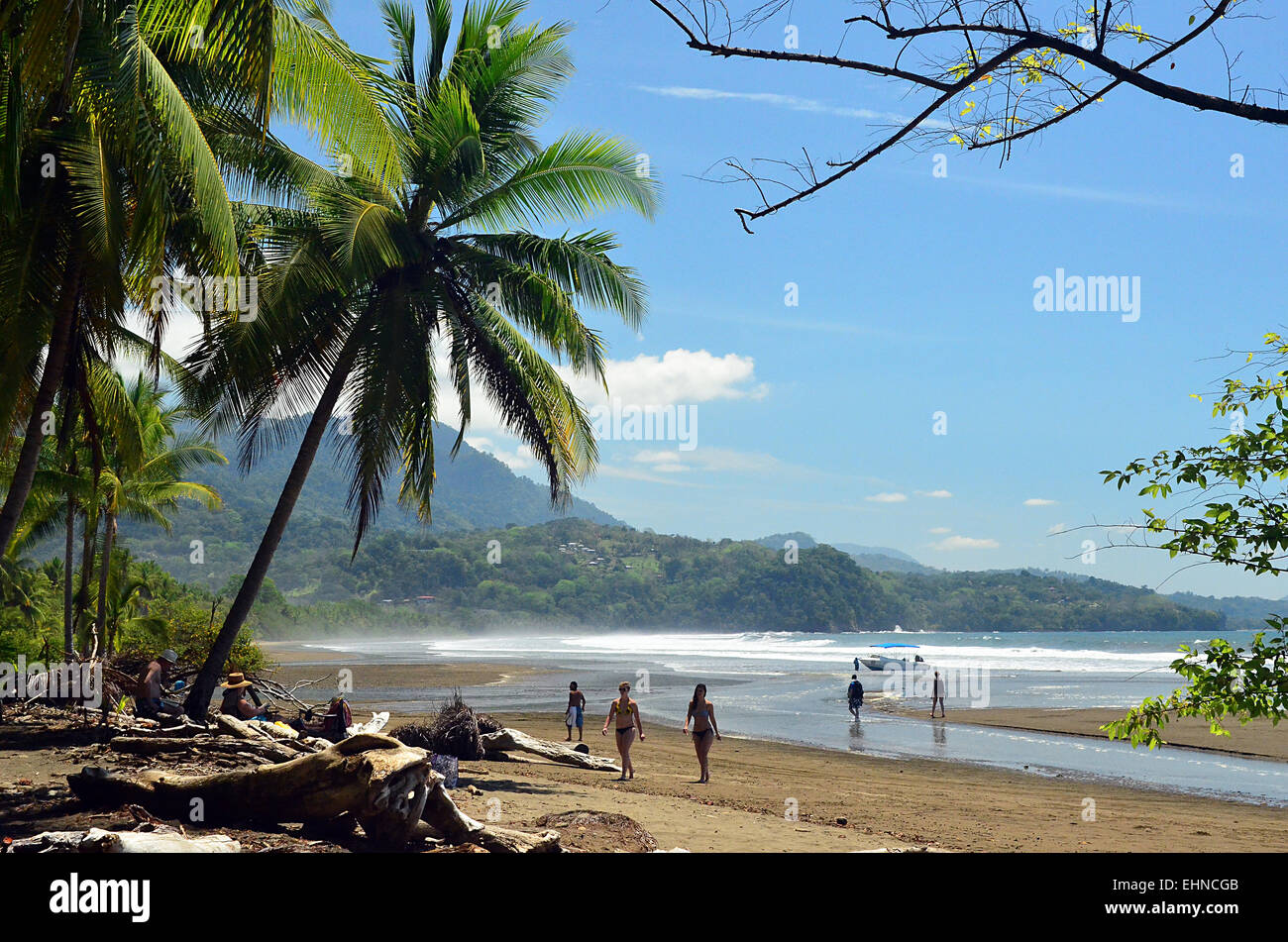 Pacific coast in Costa Rica Stock Photo - Alamy