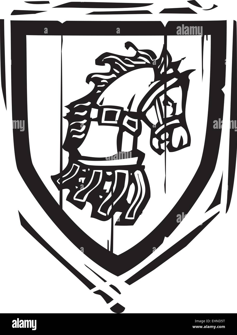 Woodcut Border Medieval High Resolution Stock Photography and Images ...