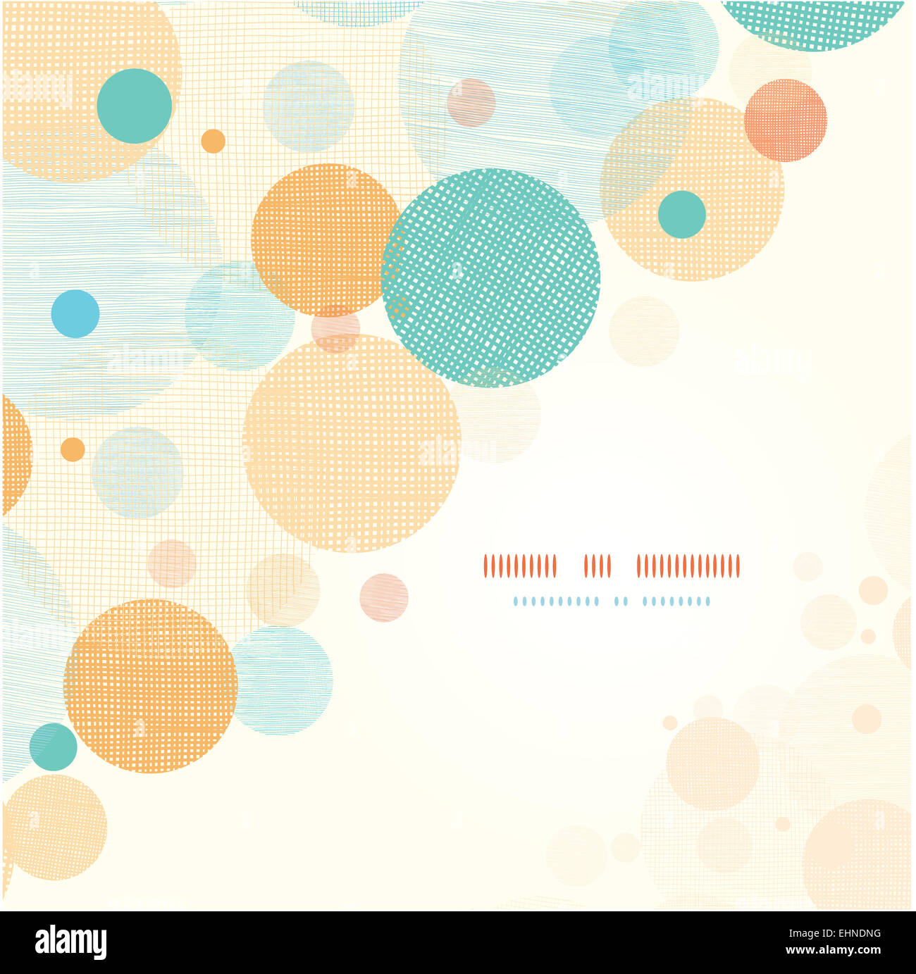 Fabric circles abstract corner pattern background Stock Photo - Alamy