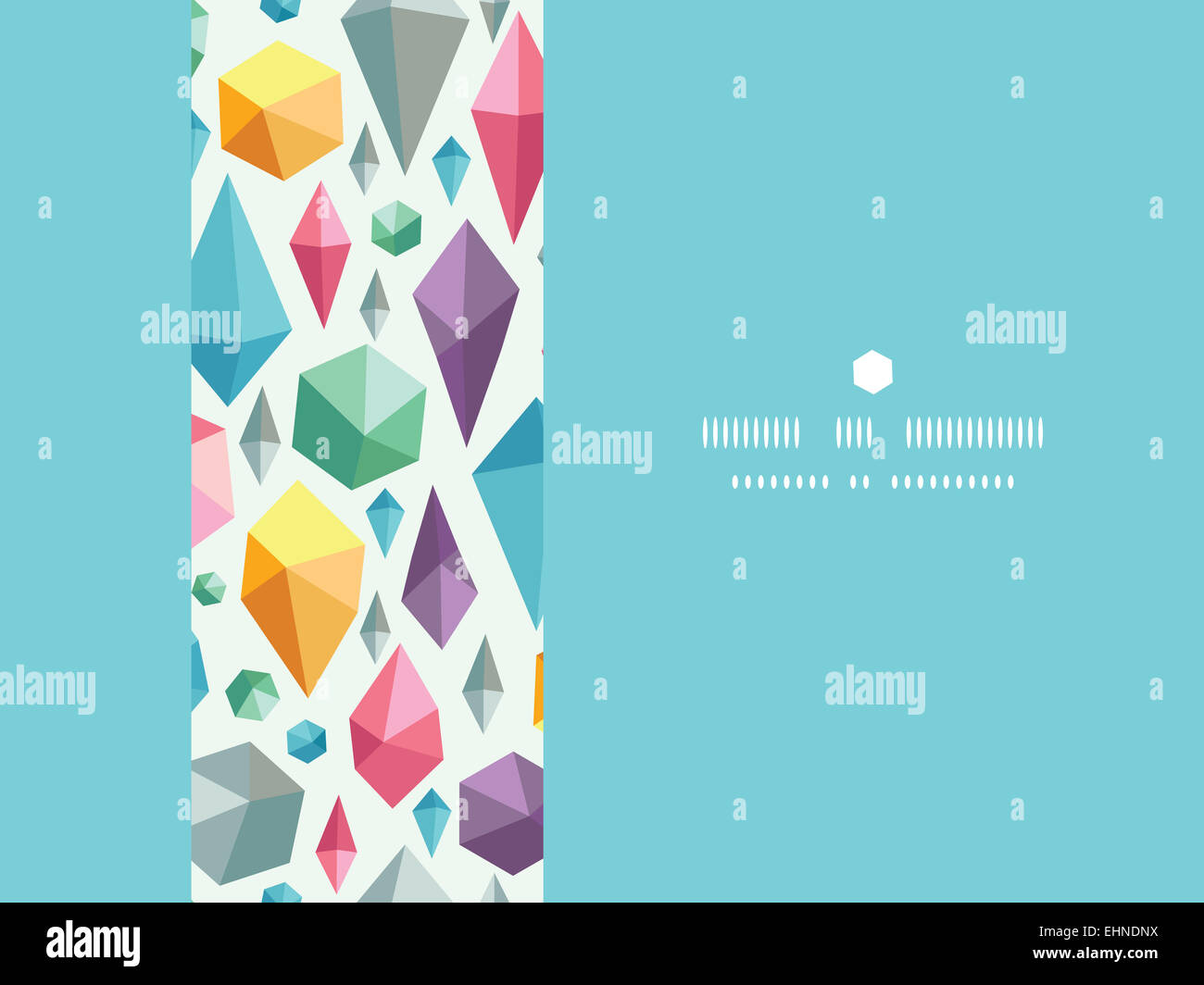 hanging geometric shapes horizontal decor seamless pattern background ...