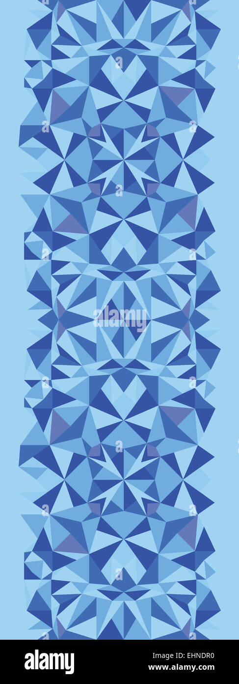 Blue triangle texture vertical seamless pattern background Stock Photo ...