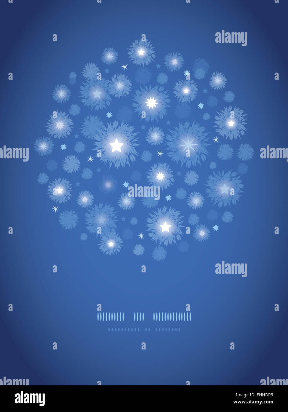 Starry night circle vignette pattern background Stock Photo - Alamy