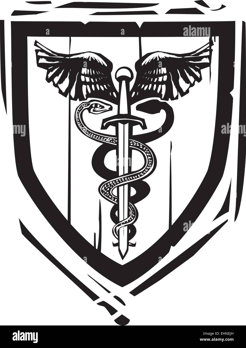 Woodcut Border Medieval High Resolution Stock Photography and Images ...