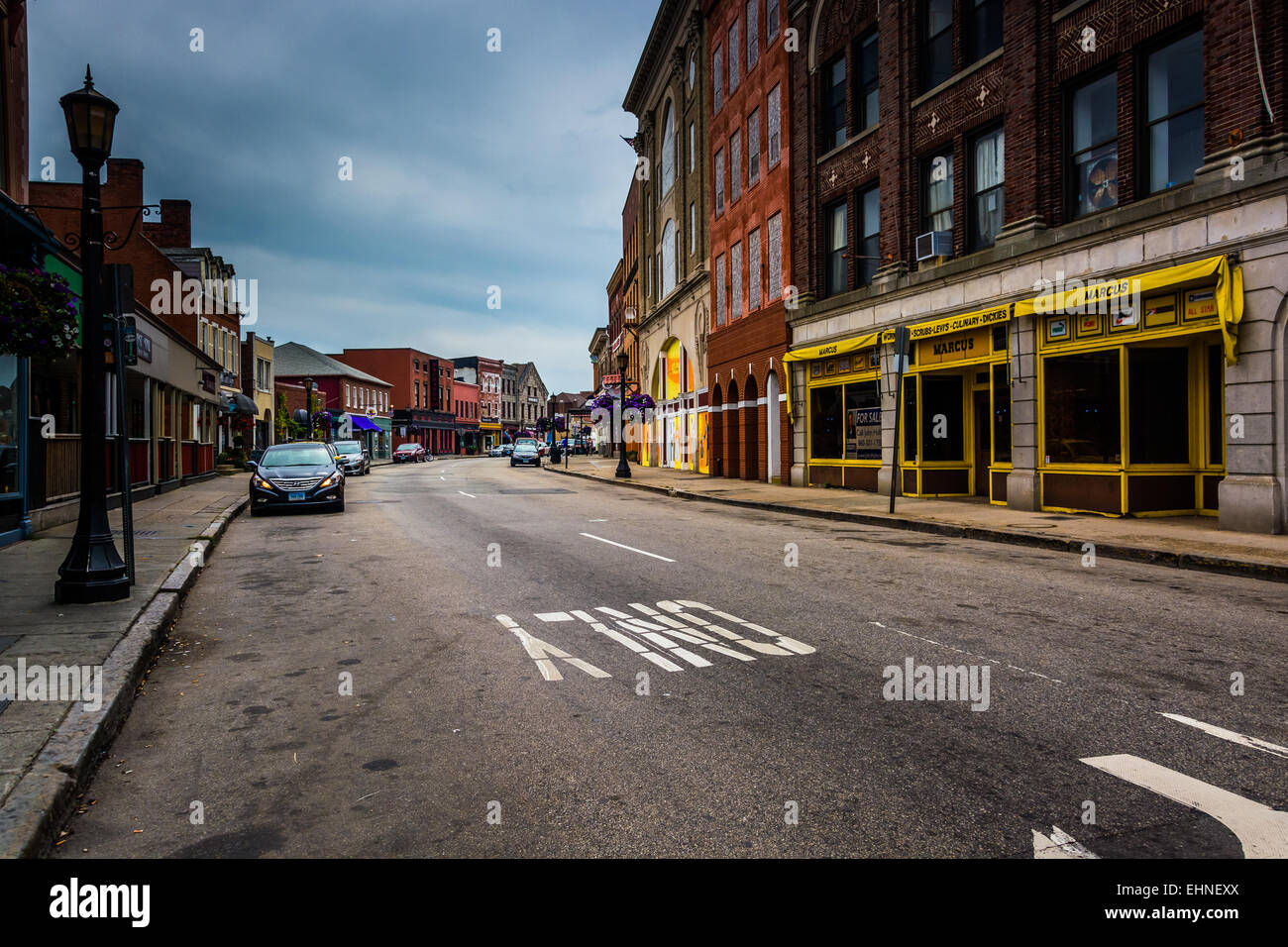 Bank street in downtown hi-res stock photography and images - Alamy