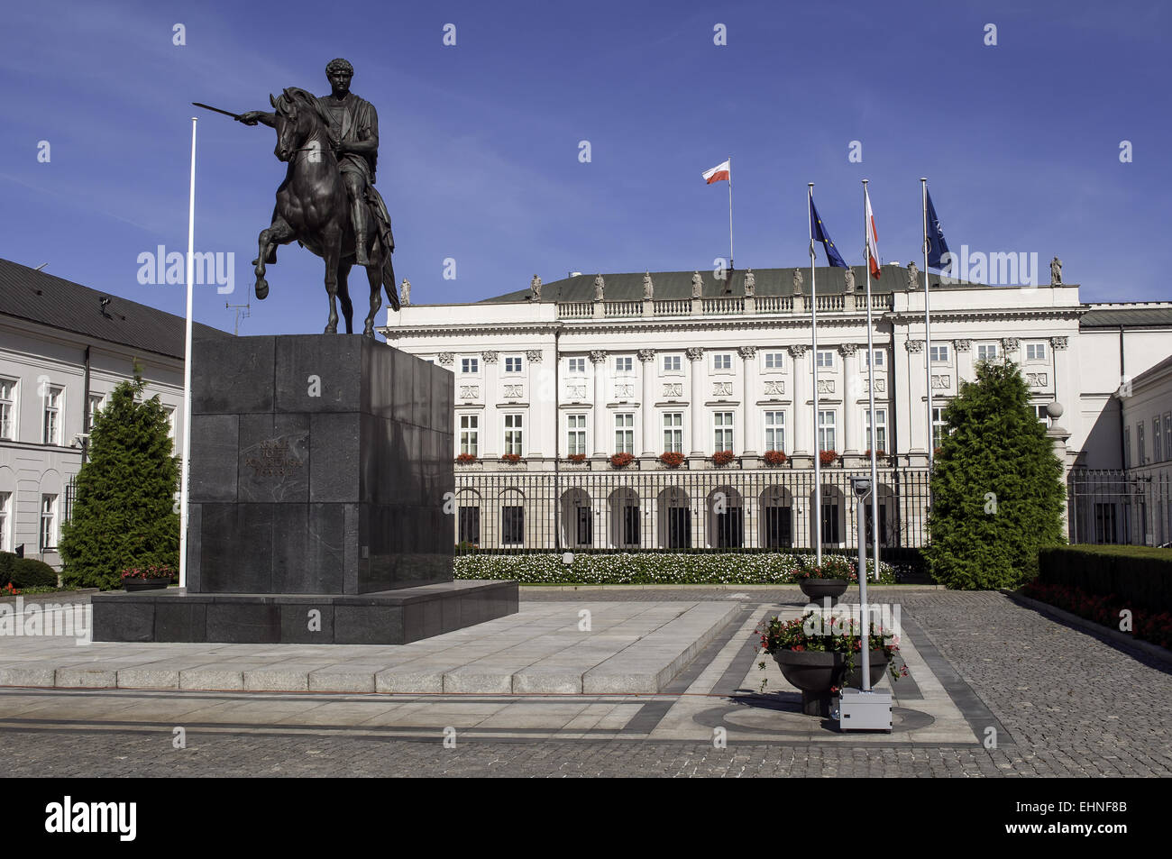 Polish Presidential Palace Stock Photo - Alamy