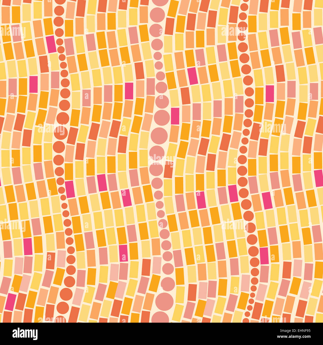 Fire mosaic tiles seamless pattern background Stock Photo - Alamy