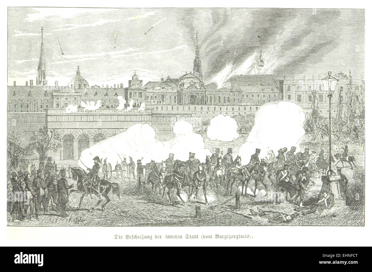 This 1872 illustration depicts the siege of the city center by imperial ...