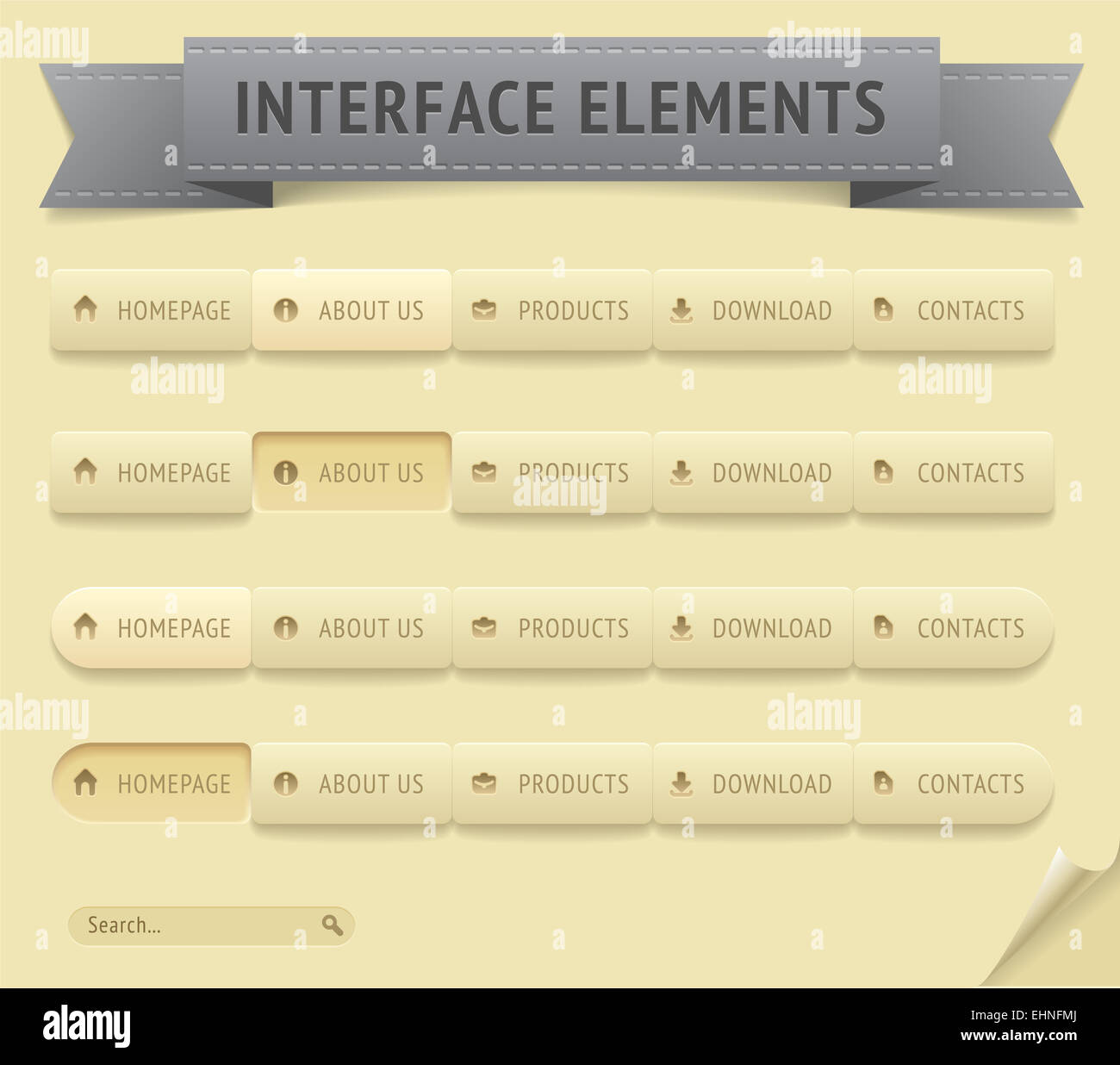 User interface elements Stock Photo - Alamy