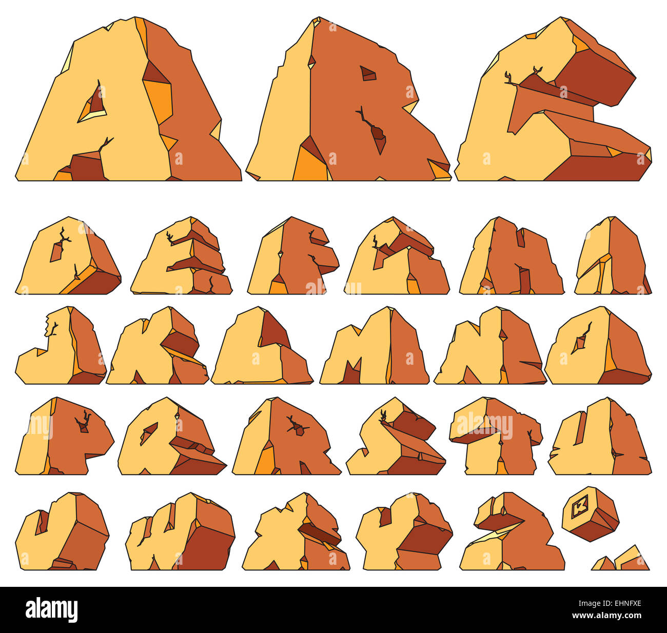 Alphabet stone hi-res stock photography and images - Alamy