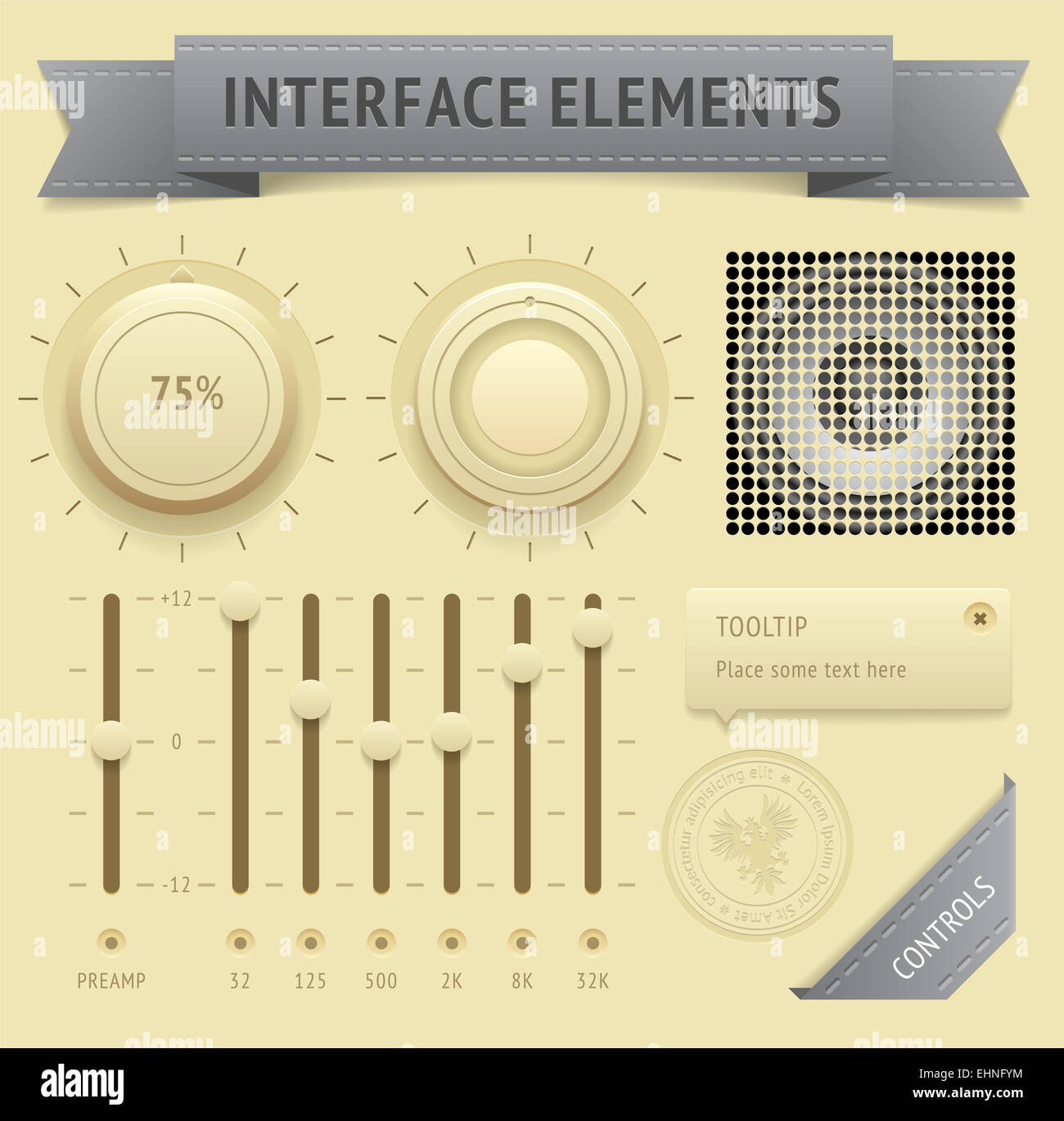 User interface elements Stock Photo - Alamy
