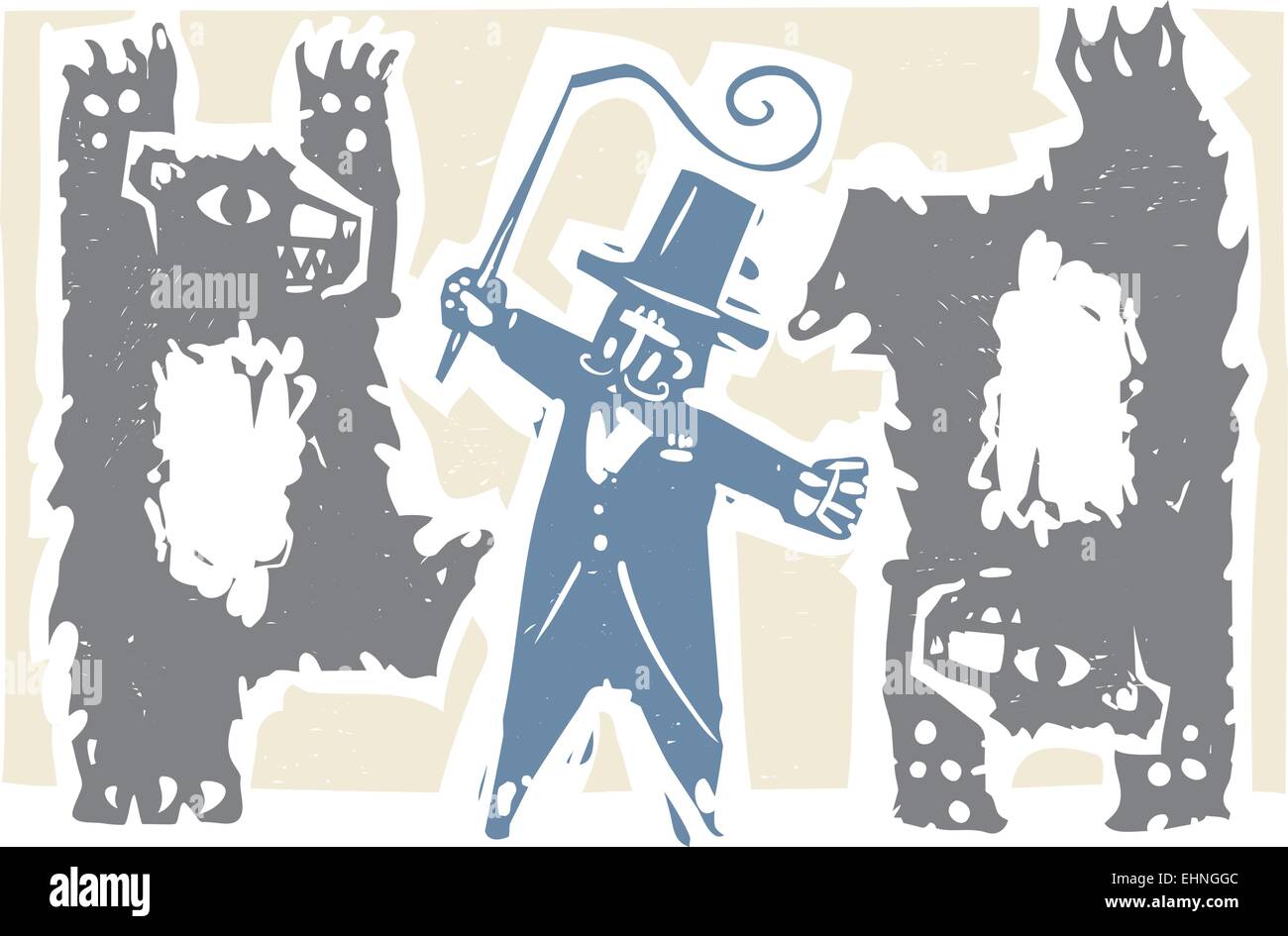 Dancing bear circus Stock Vector Images - Alamy