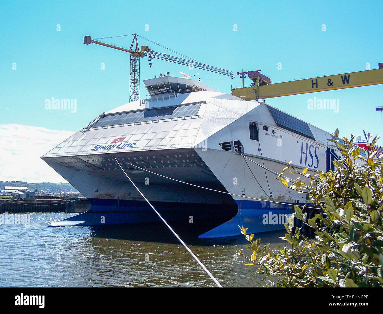 Stena Discovery HSS 1500 High Speed Service ferry, belonging to Stena ...