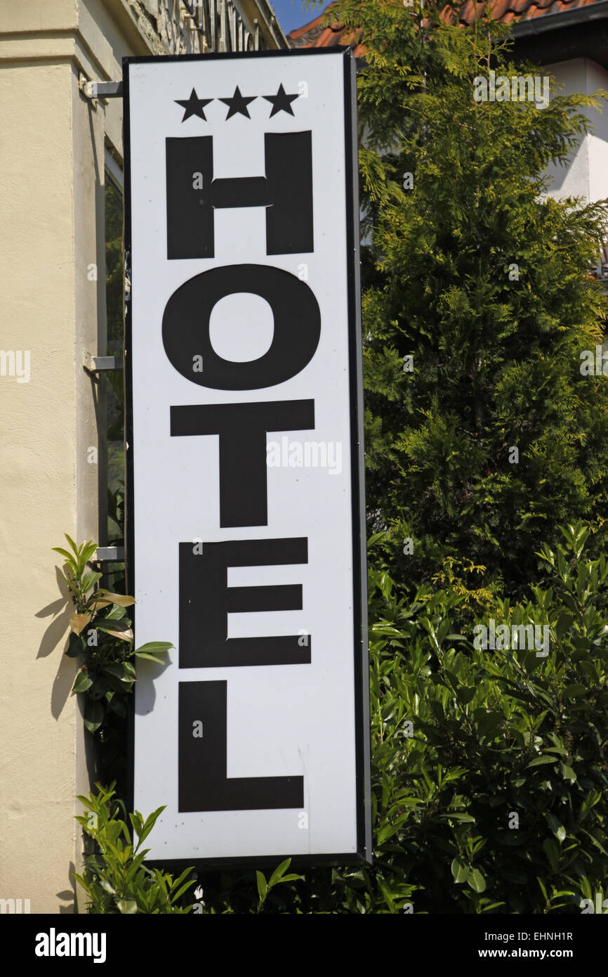 Hotel Schild Stock Photos & Hotel Schild Stock Images - Alamy
