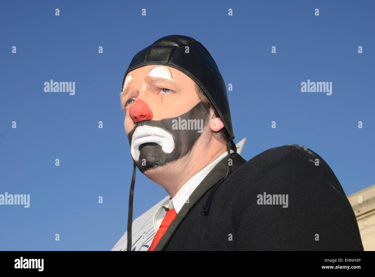 A sad circus clown Stock Photo - Alamy
