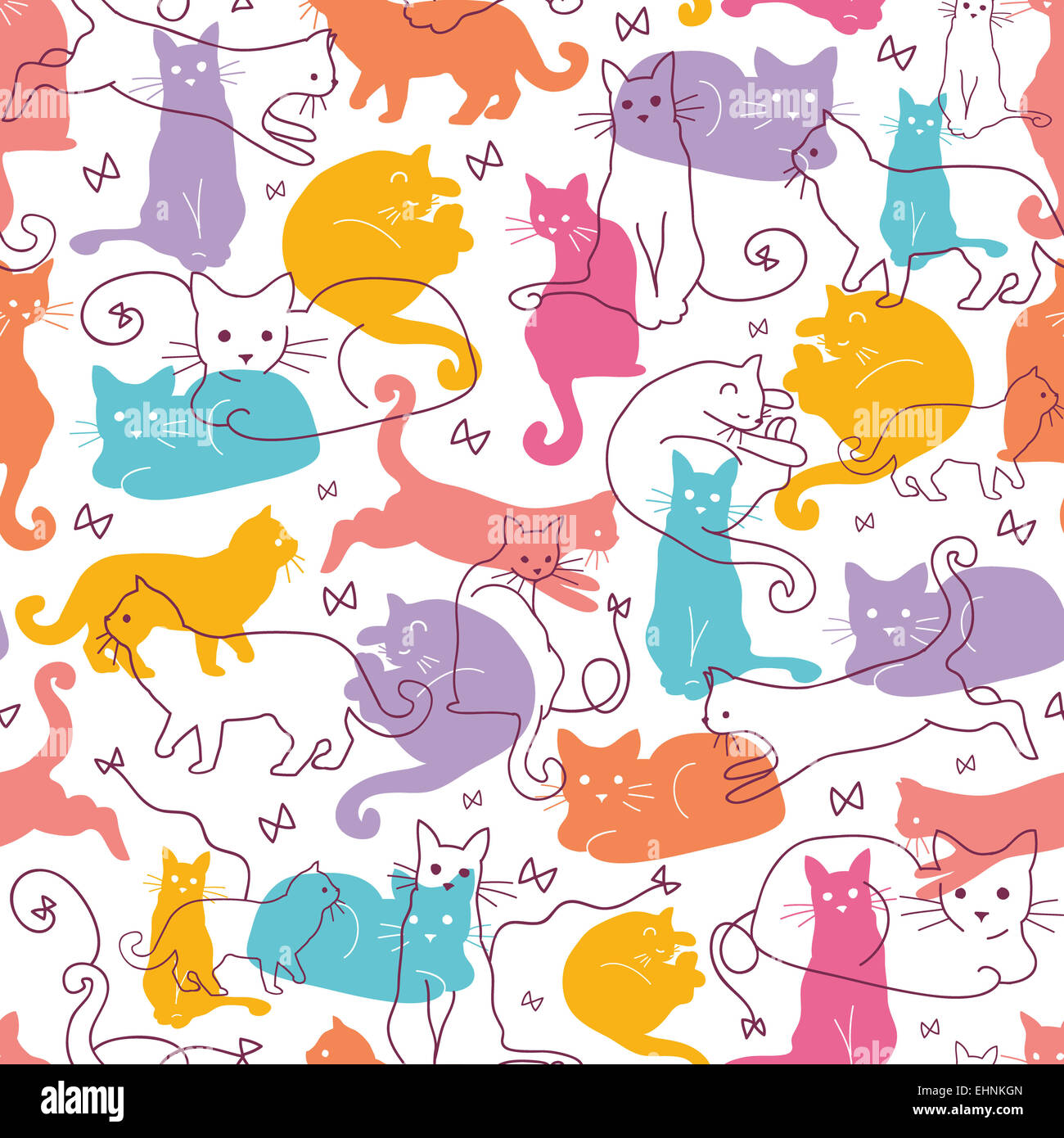 Colorful cats hi-res stock photography and images - Alamy