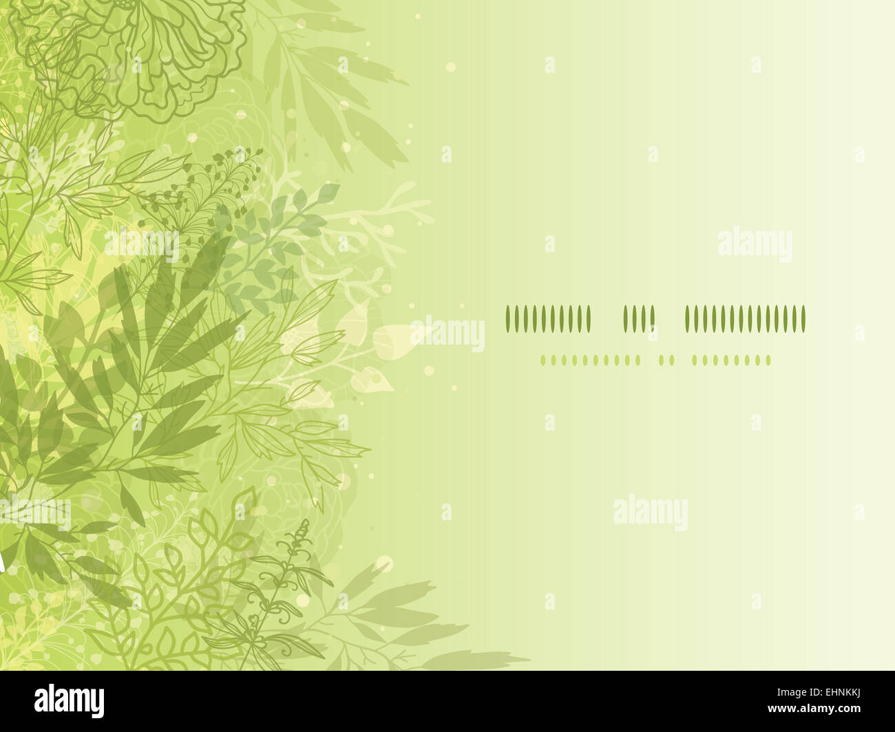 Fresh glowing spring plants horizontal background Stock Photo - Alamy