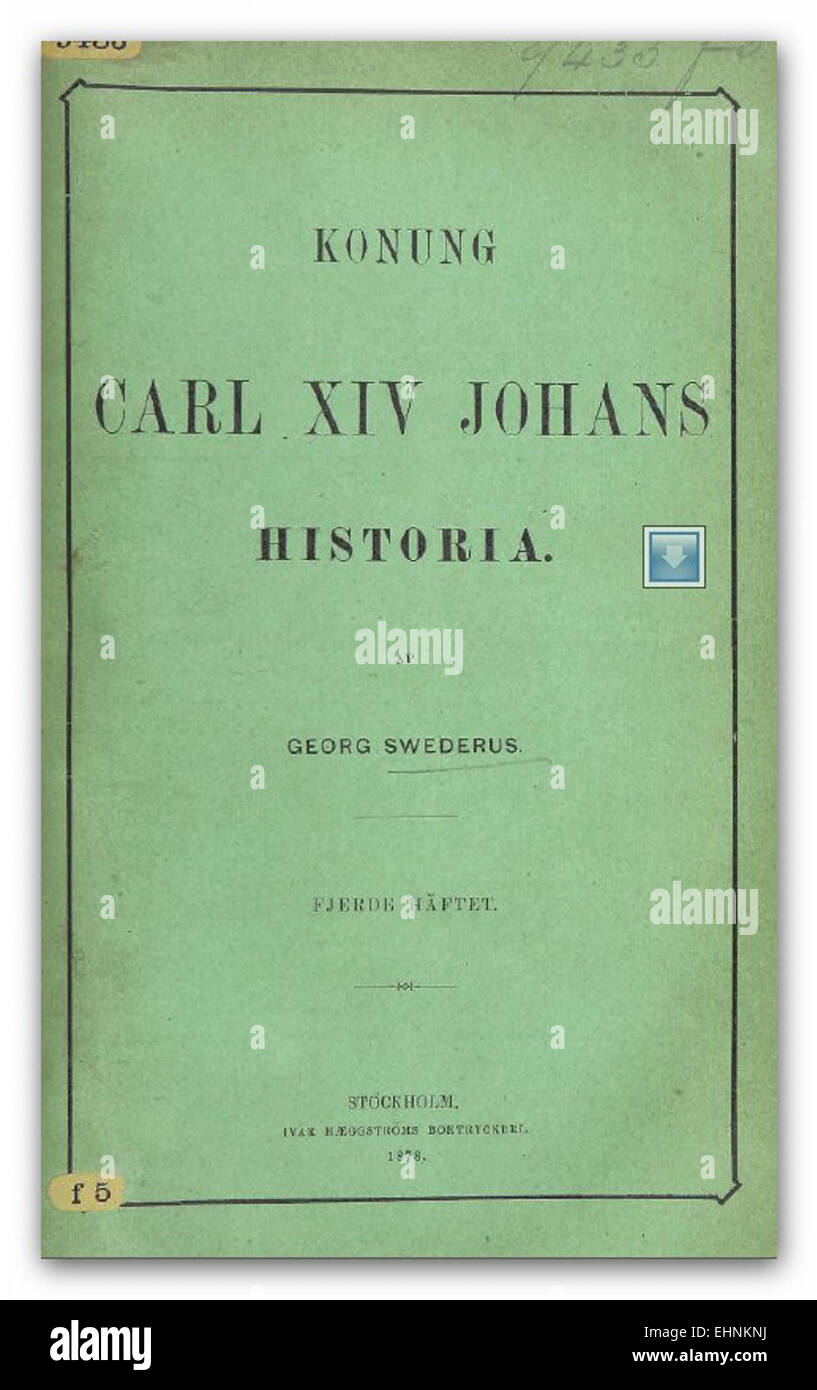 Swedish king carl johan hi-res stock photography and images - Alamy