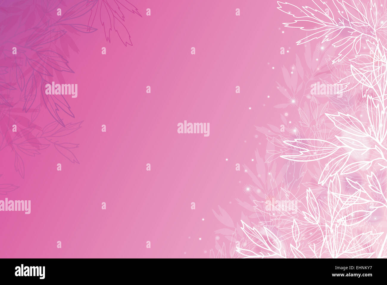Glowing pink tree branches horizontal background Stock Photo - Alamy