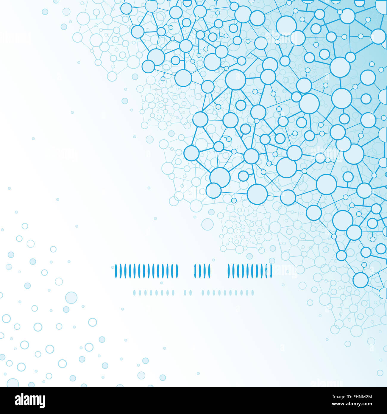 Molecular structure scientific square template background Stock Photo ...