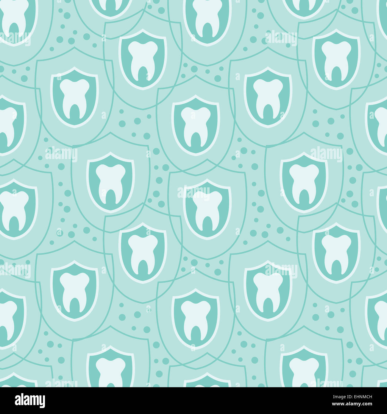 Healthy teeth seamless pattern background Stock Photo - Alamy