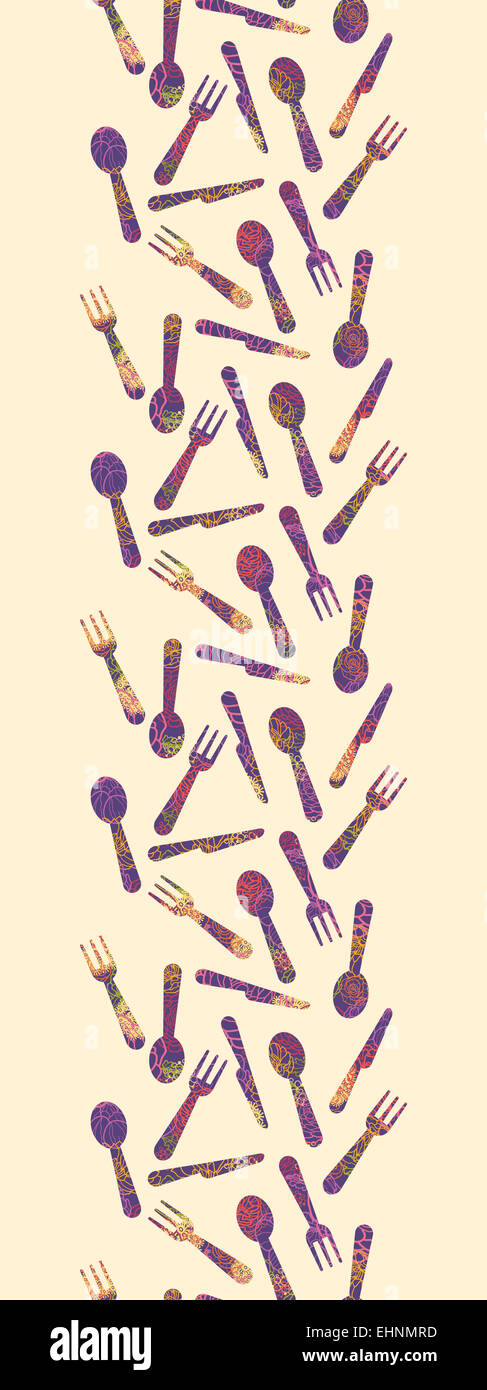 Textured silverware seamless pattern background Stock Photo - Alamy