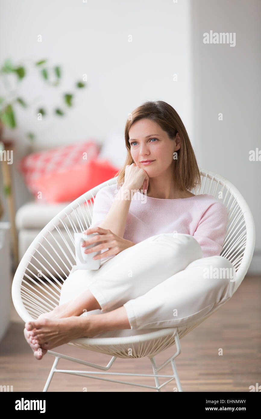 Woman brunette 50 year old hi-res stock photography and images - Alamy