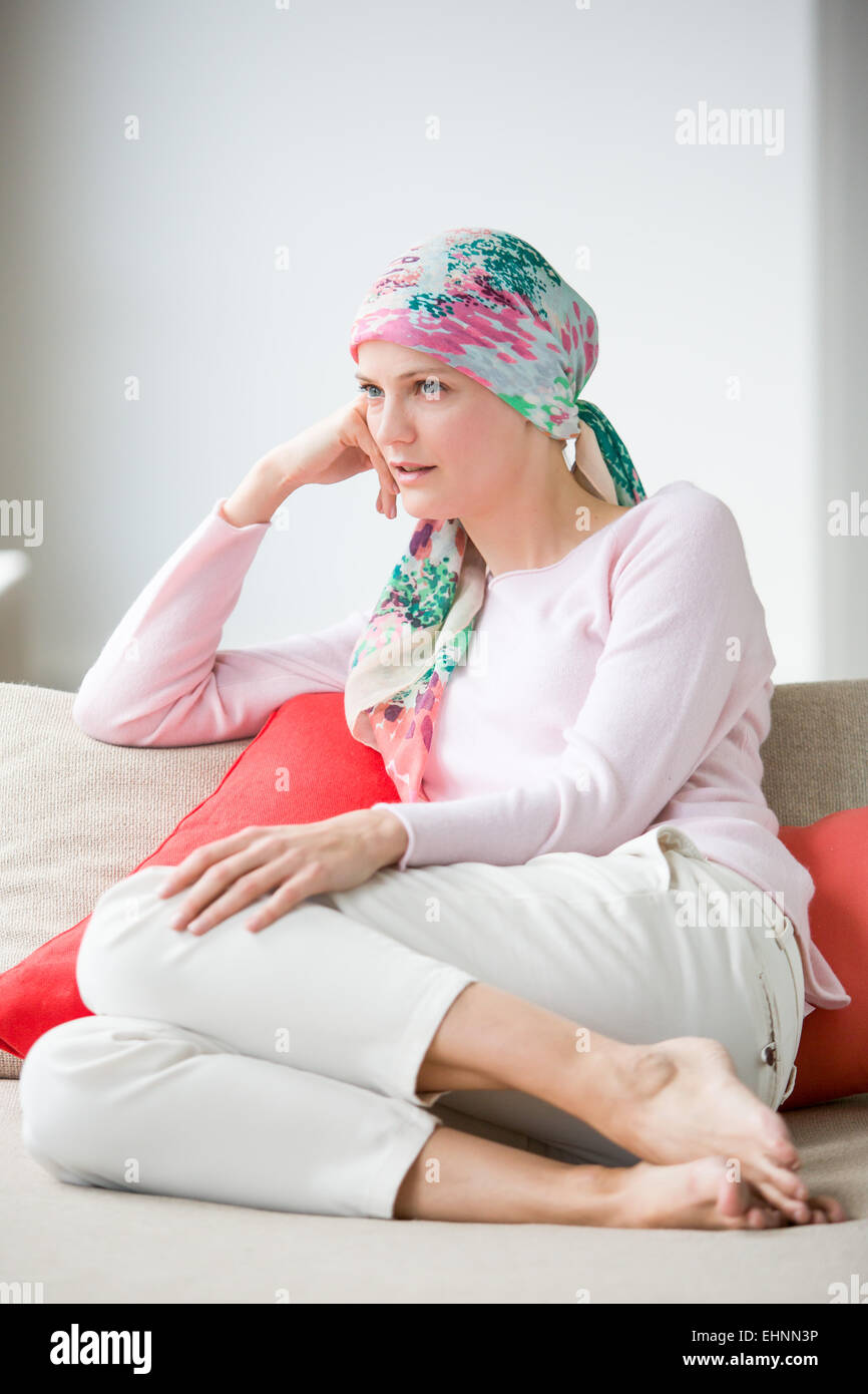 Woman undergoing chemotherapy Stock Photo - Alamy