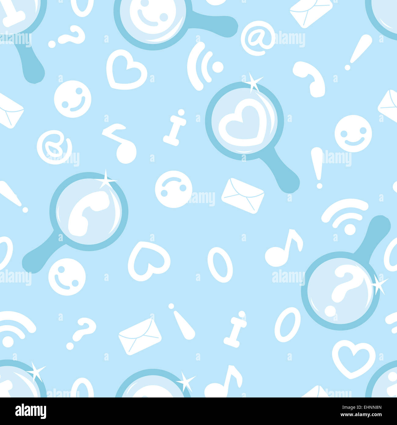 Internet search symbols seamless pattern background Stock Photo - Alamy