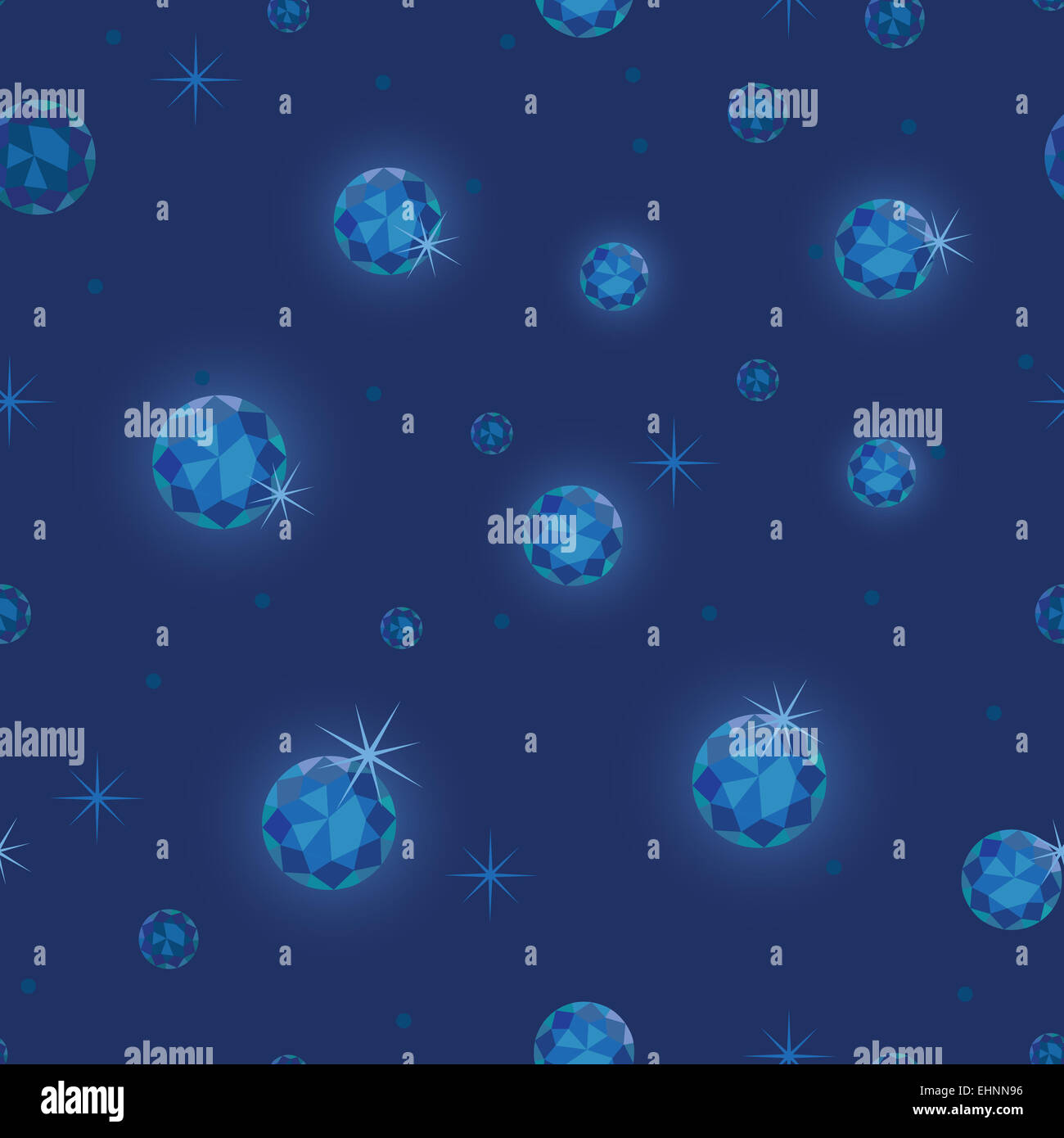 Diamond stars seamless pattern background Stock Photo - Alamy