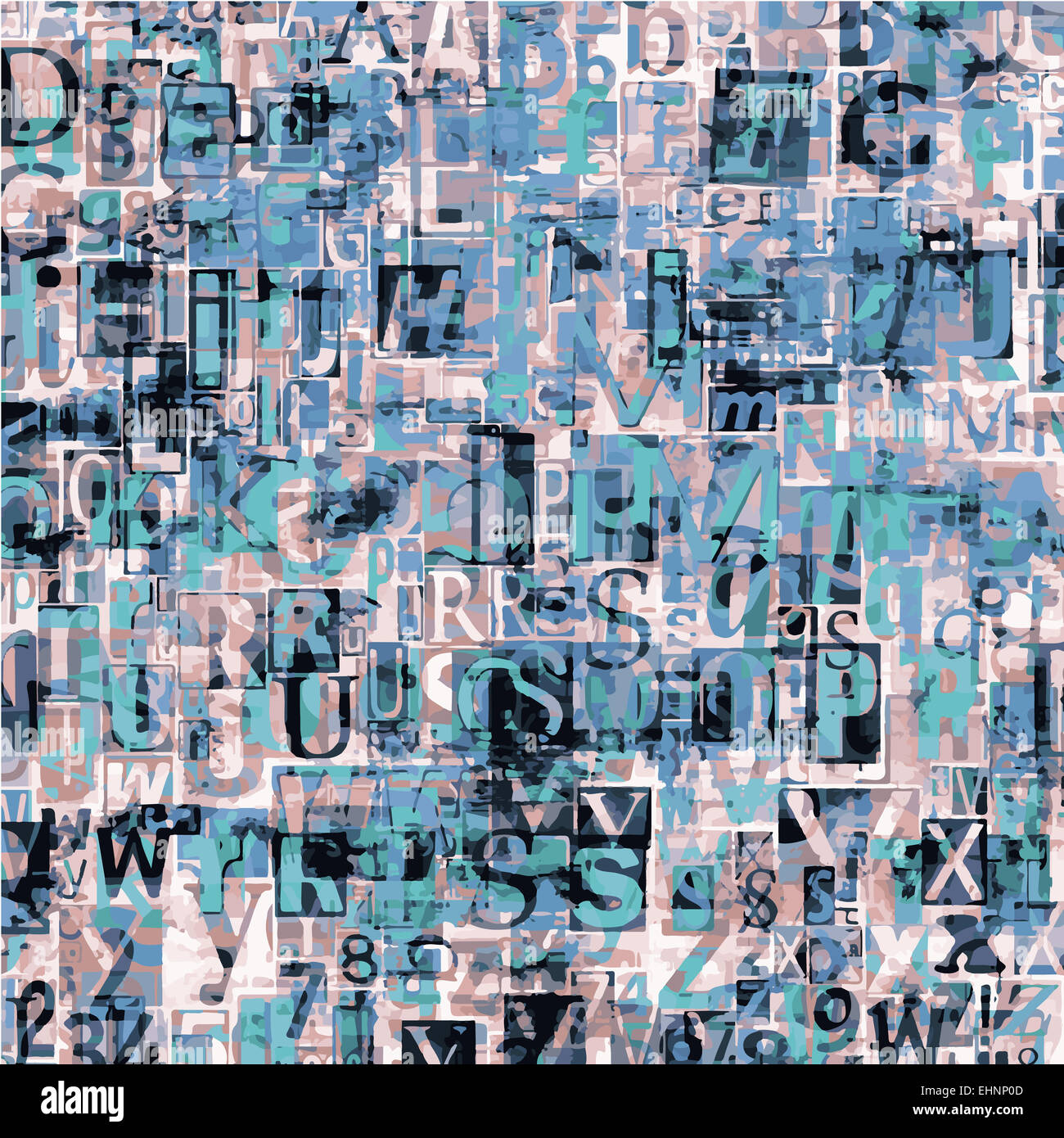 newspaper, magazine collage grunge letters background Stock Photo - Alamy