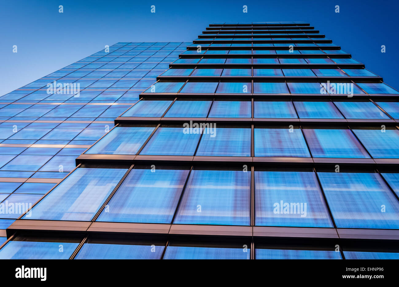Looking up at the WSFS Bank building in downtown Wilmington, Delaware ...