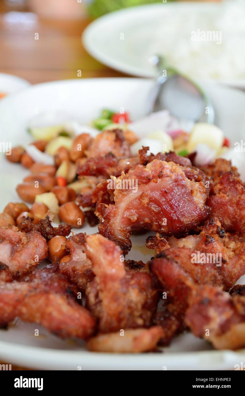 Fried fermented pork hi-res stock photography and images - Alamy