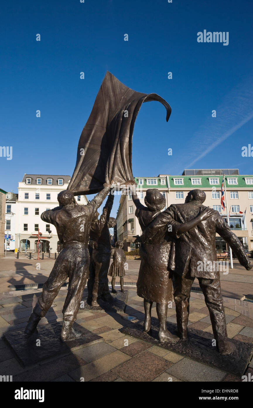 Liberation square st helier hi-res stock photography and images - Alamy