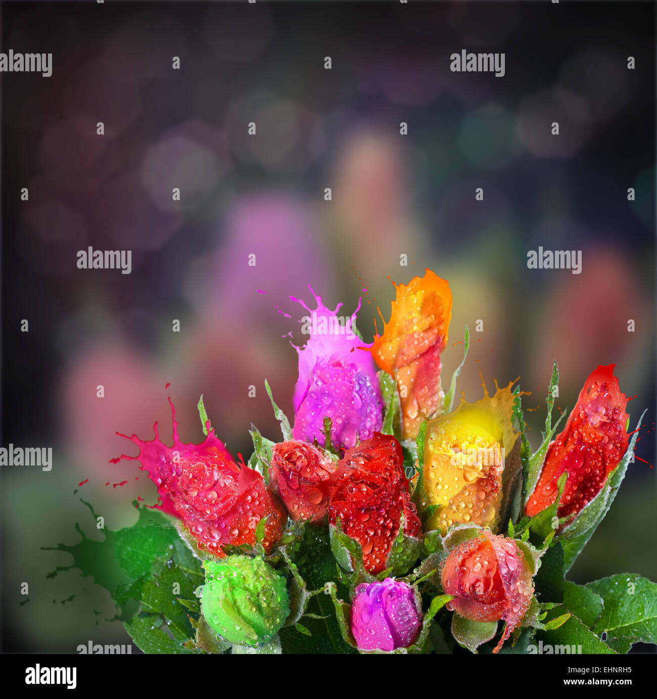 Bouquet with roses hi-res stock photography and images - Alamy