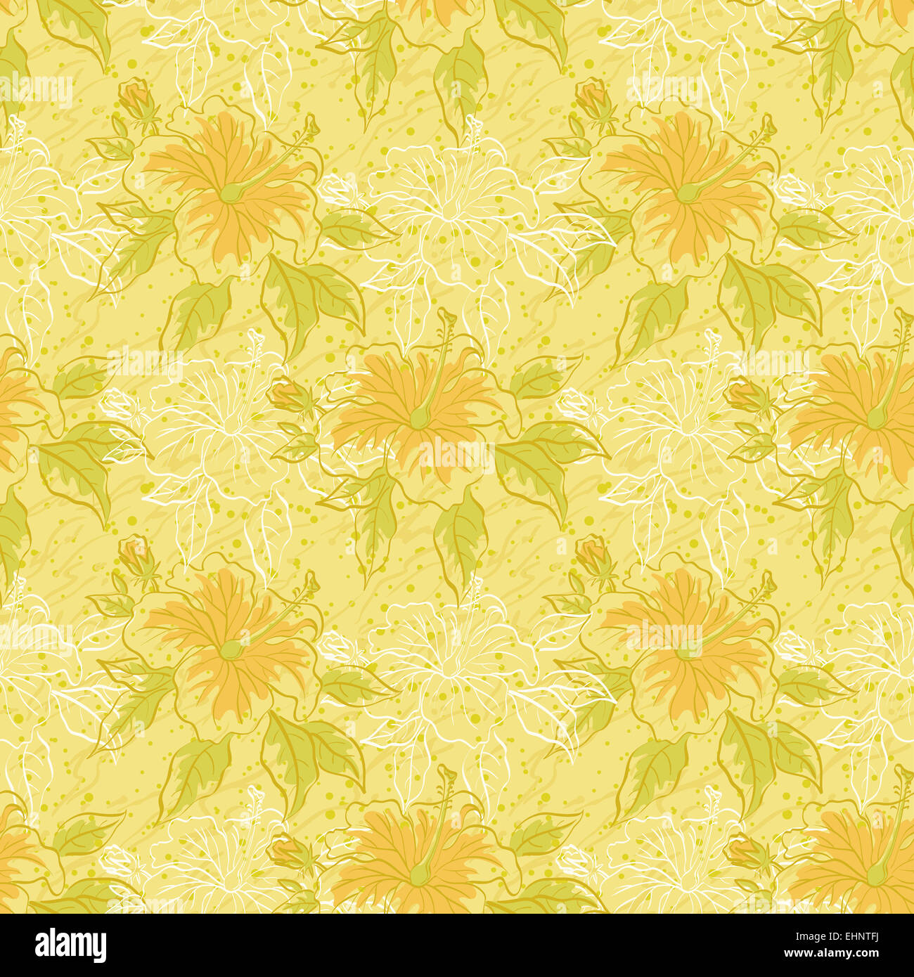 Seamless floral background Stock Photo - Alamy
