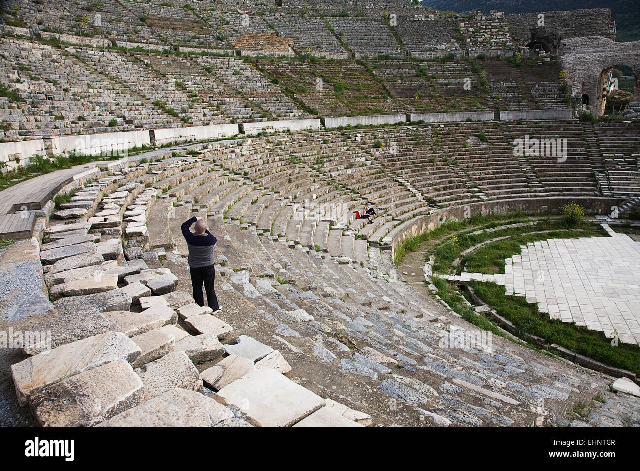 The huge amphitheater at Ephesus seems as if it would be large enough ...